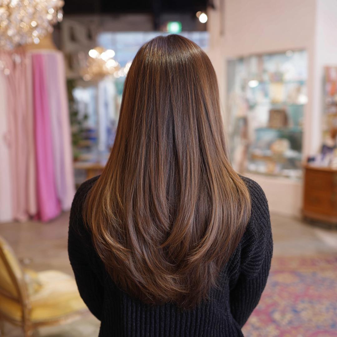 48 Inspirerende Looks Voor Lang Haar Met Laagjes Aan De V...